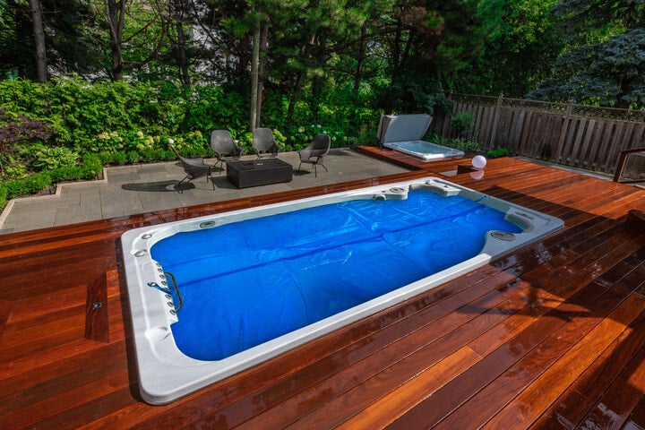 Swim Spa Cover - Summer Cover | Hydropool Devon & Bristol Ltd.